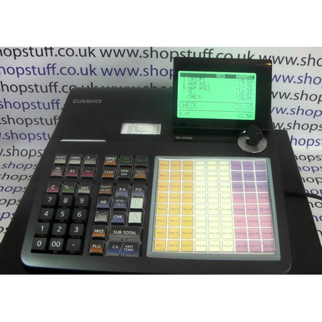 Casio Cashier machine SE-C3500, Computers & Tech, Office & Business ...