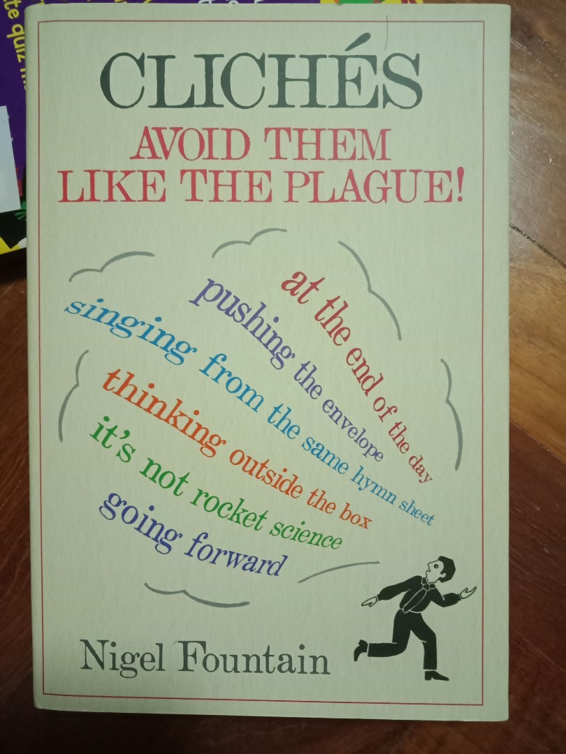 Cliches avoid them like the plague! (improve English), Hobbies & Toys ...