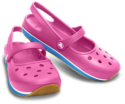 Crocs Retro Mary Jane - Hot Pink, Women's Fashion, Footwear, Flipflops ...