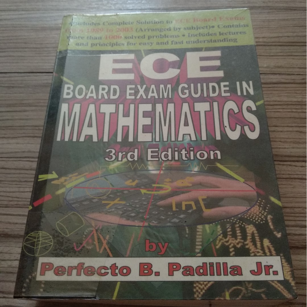 ECE Board Exam Guide in Mathematics 3rd Edition, Hobbies & Toys, Books ...
