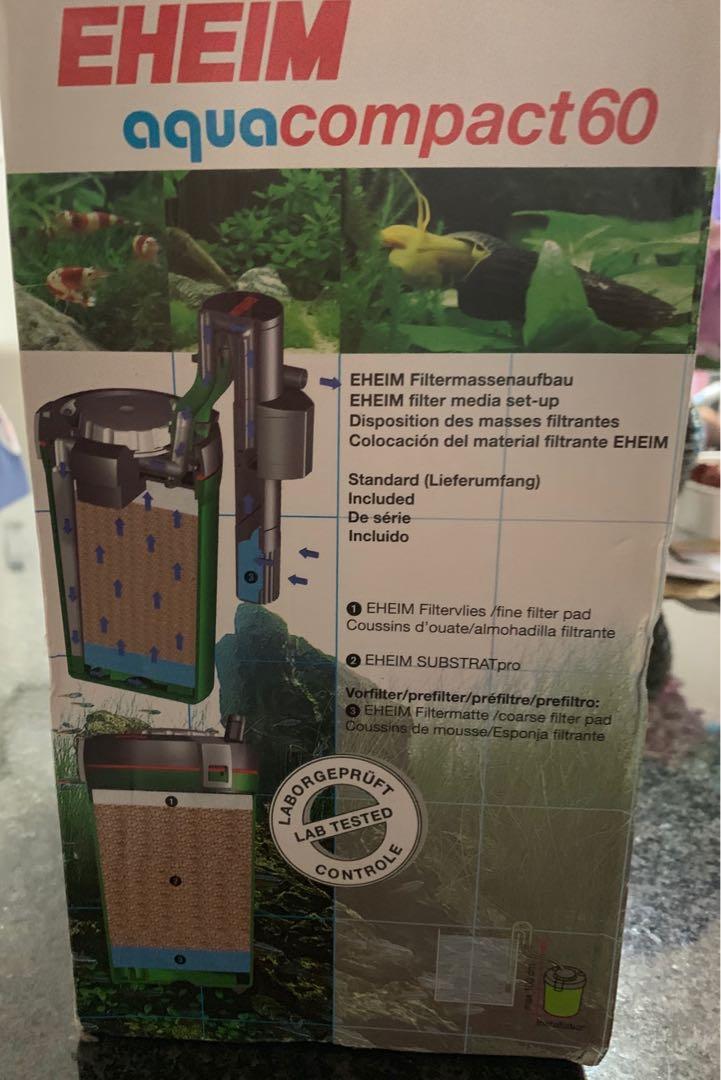 EHEIM aquacompact 60, Pet Supplies, Homes & Other Pet Accessories on Carousell