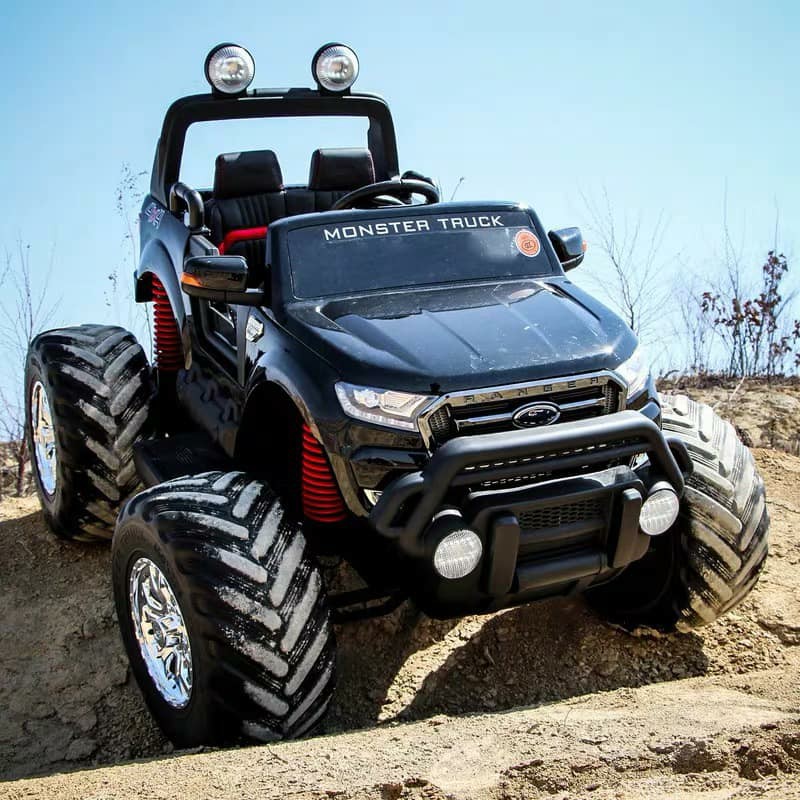 Ford ranger monster truck 4x4 raptor kiddie ride on ford ranger ...