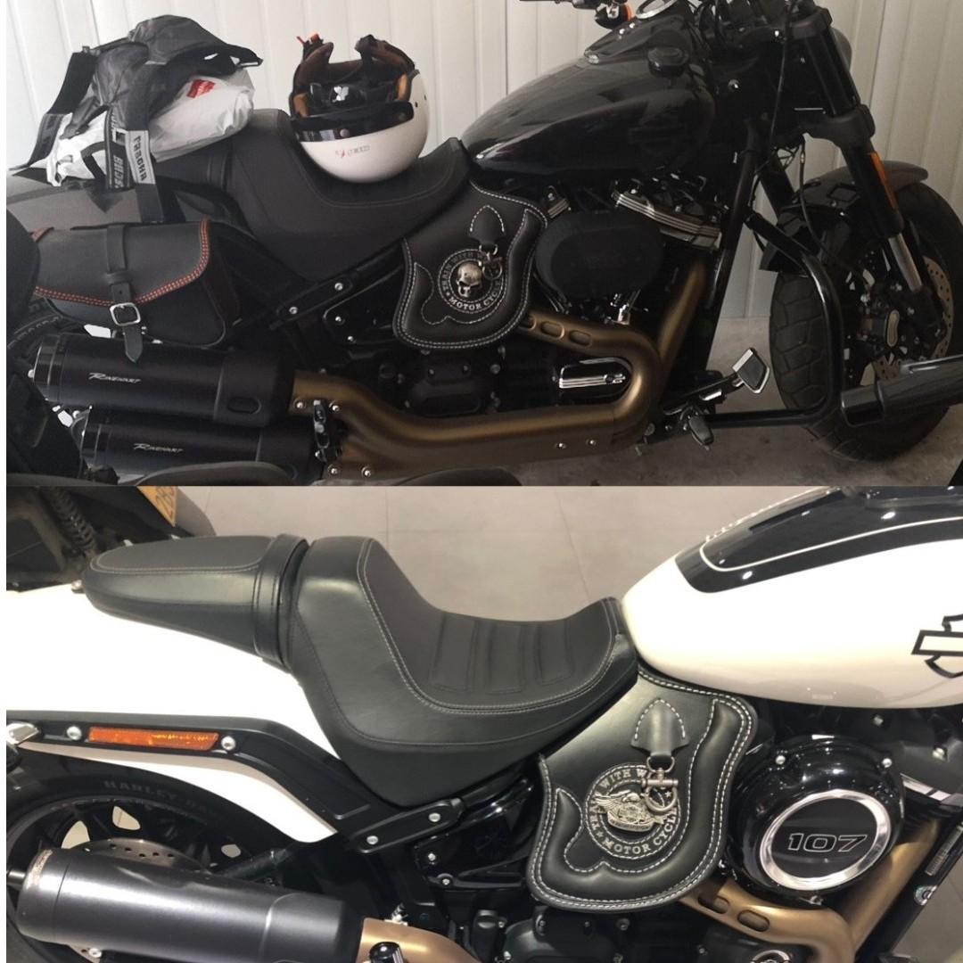 Custom Design Motorcycle Leather Heat Shield , Motorcycles, Motorcycle ...