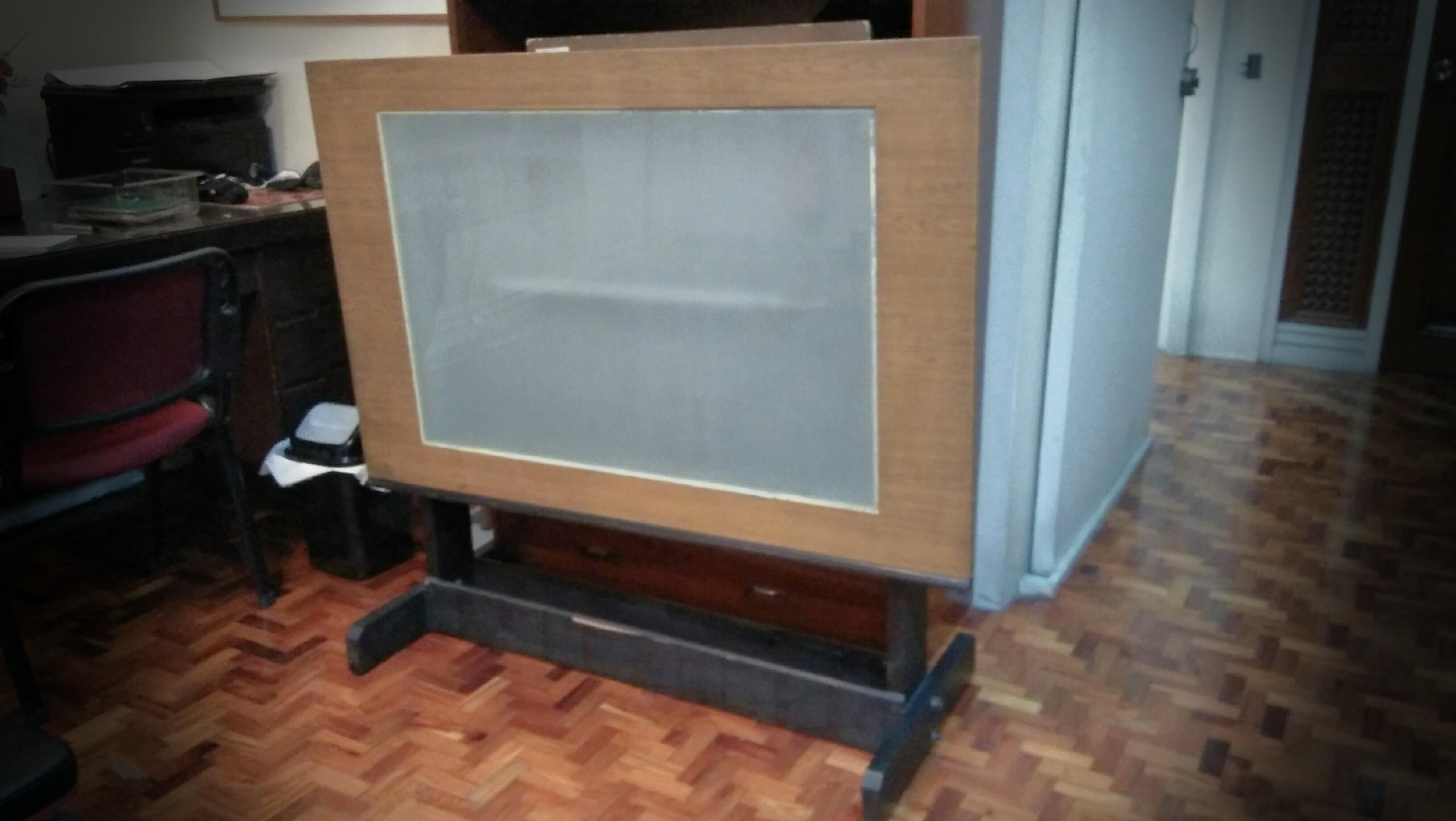 Inclined Drafting and Tracing Table with Light, Furniture & Home Living ...