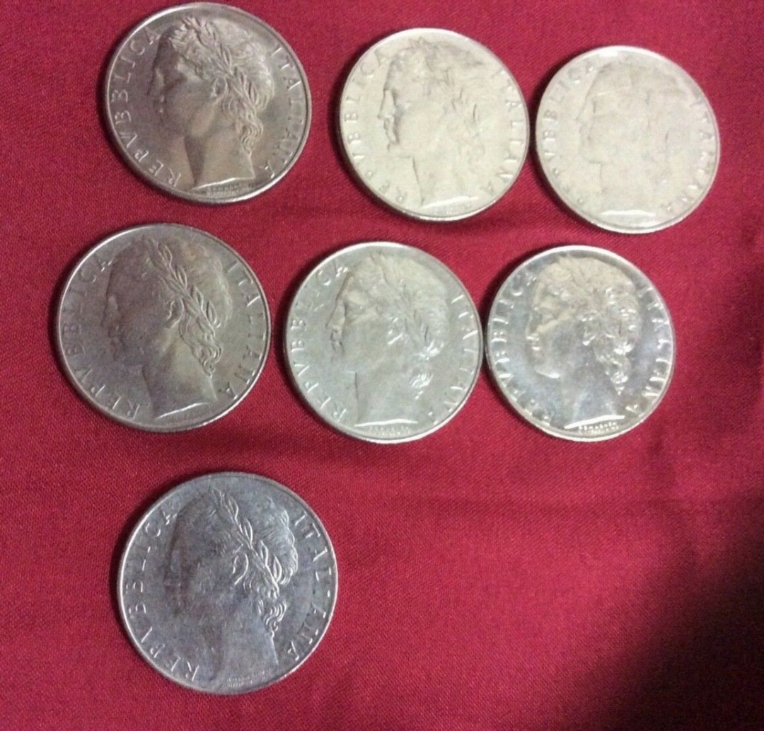 Italian LIRE L100 coins 1967 to 1982, Hobbies & Toys, Collectibles ...