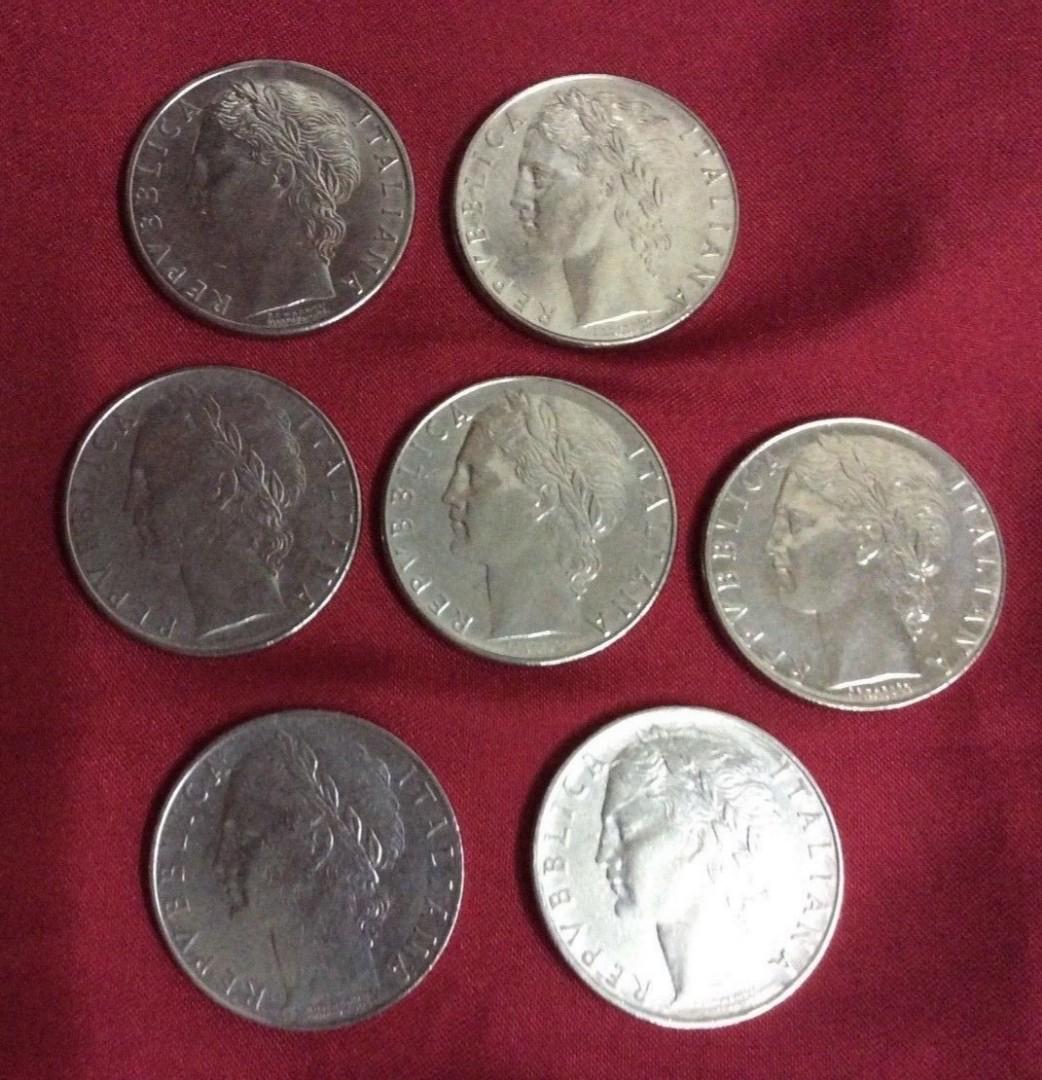 Italian LIRE L100 coins 1967 to 1982, Hobbies & Toys, Collectibles ...