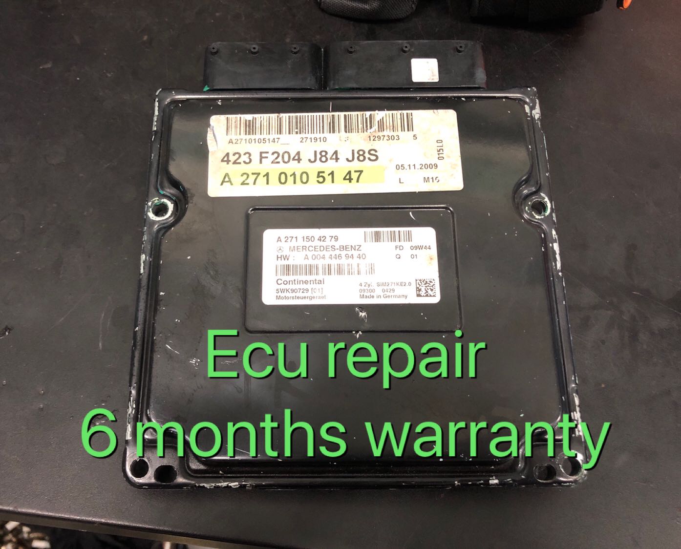 Mercedes w204/w207/w212/c180/c200/c250/e200/e250 ecu repair 6 months ...