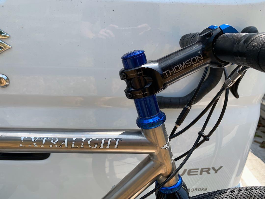 Merlin Extralight Cyclocross - 54cm Titanium Chris King Disc Brake ...