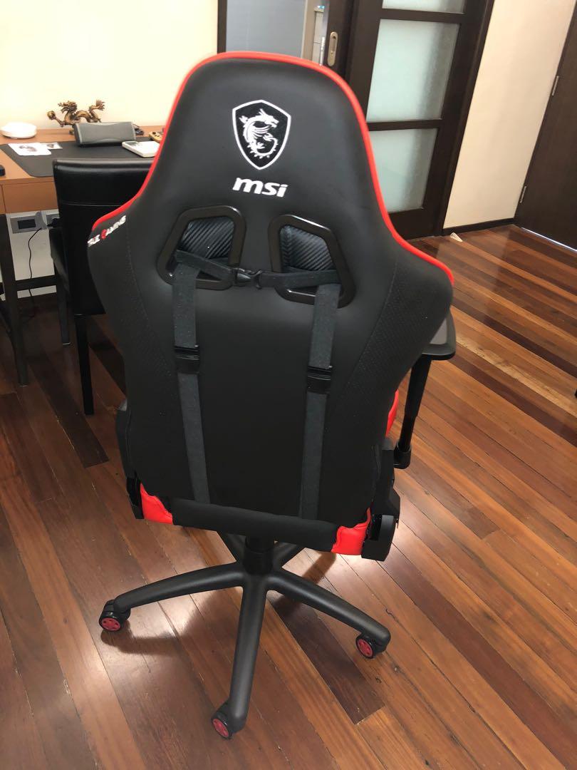 MSI GAMING CHAIR, Furniture & Home Living, Office Furniture & Fixtures ...