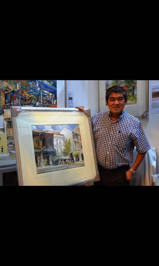 Ong Kim Seng Craig Road Watercolour Painting 王金成, Hobbies & Toys ...
