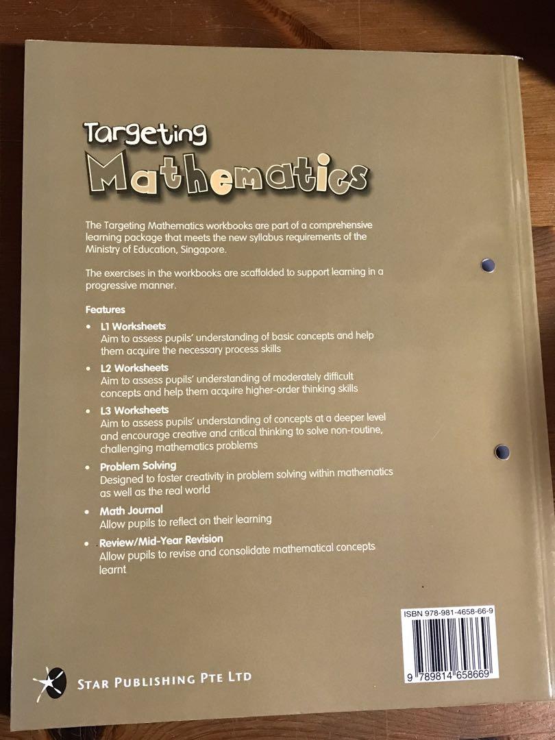 P6 Math Textbook and Workbook 6A - Targeting Mathematics, Hobbies ...