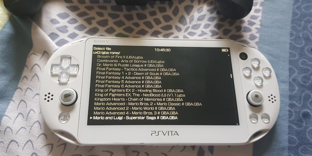 Ps vita white slim enso mod 3.60 128gb sd2vita, Video Gaming, Video Game Consoles, PlayStation ...