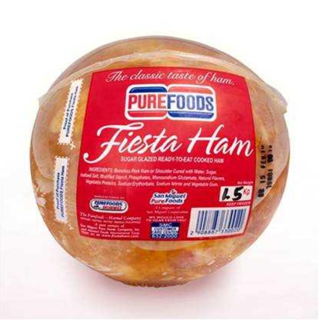 Purefoods Fiesta Christmas Ham and Jamon de Bola, Food & Drinks, Fresh ...