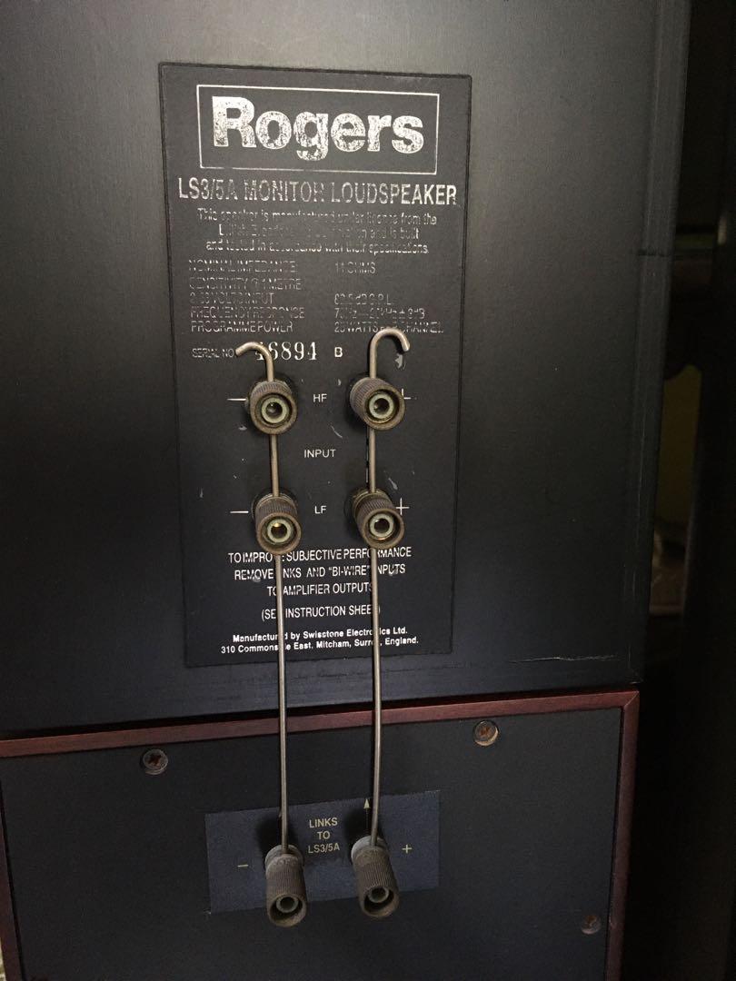 Rogers LS3/5A + AB1 sub woofer, Audio, Soundbars, Speakers & Amplifiers ...