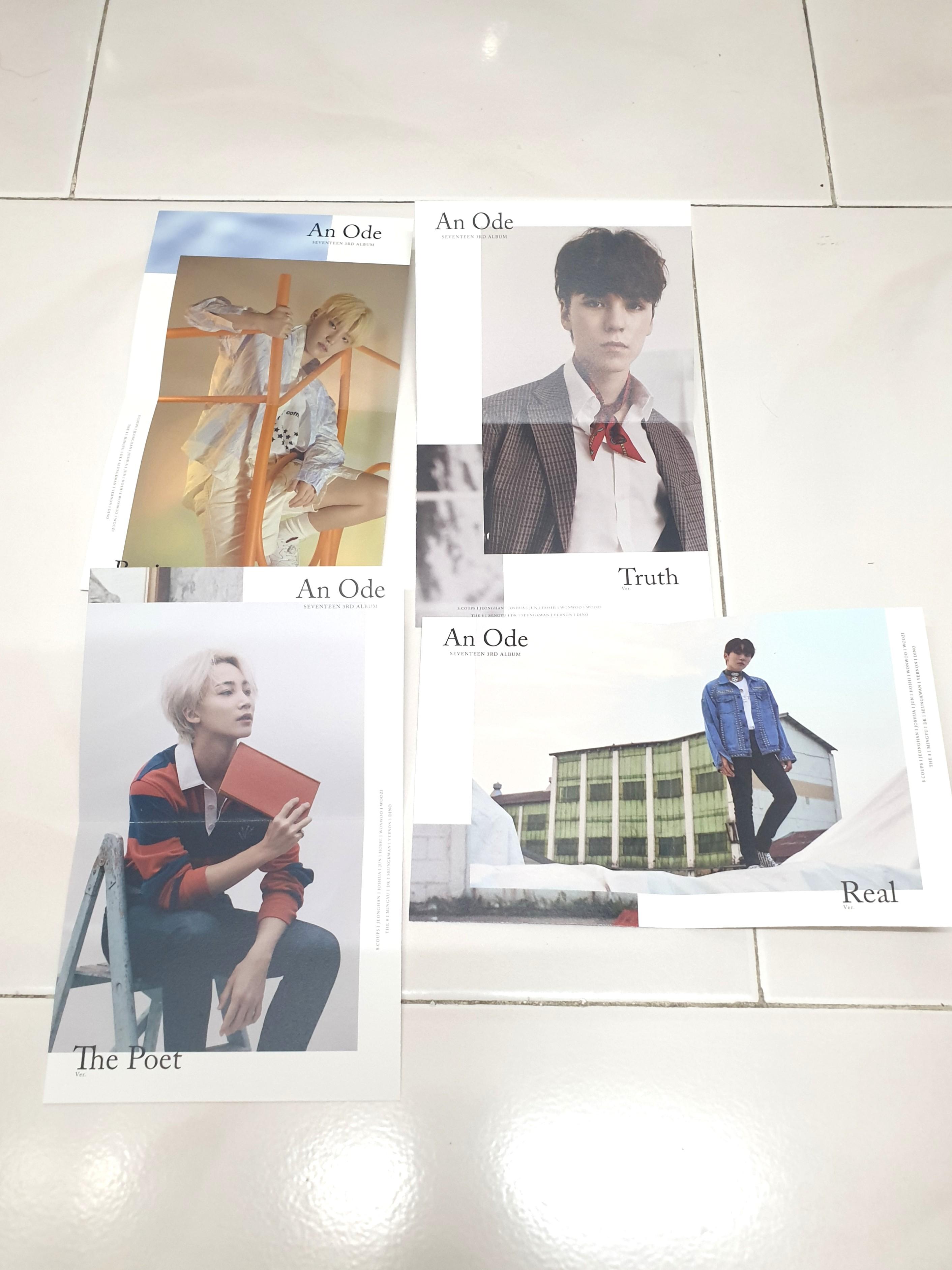 seventeen album an ode folding poster, Hobbies & Toys, Collectibles & Memorabilia, K-Wave on ...