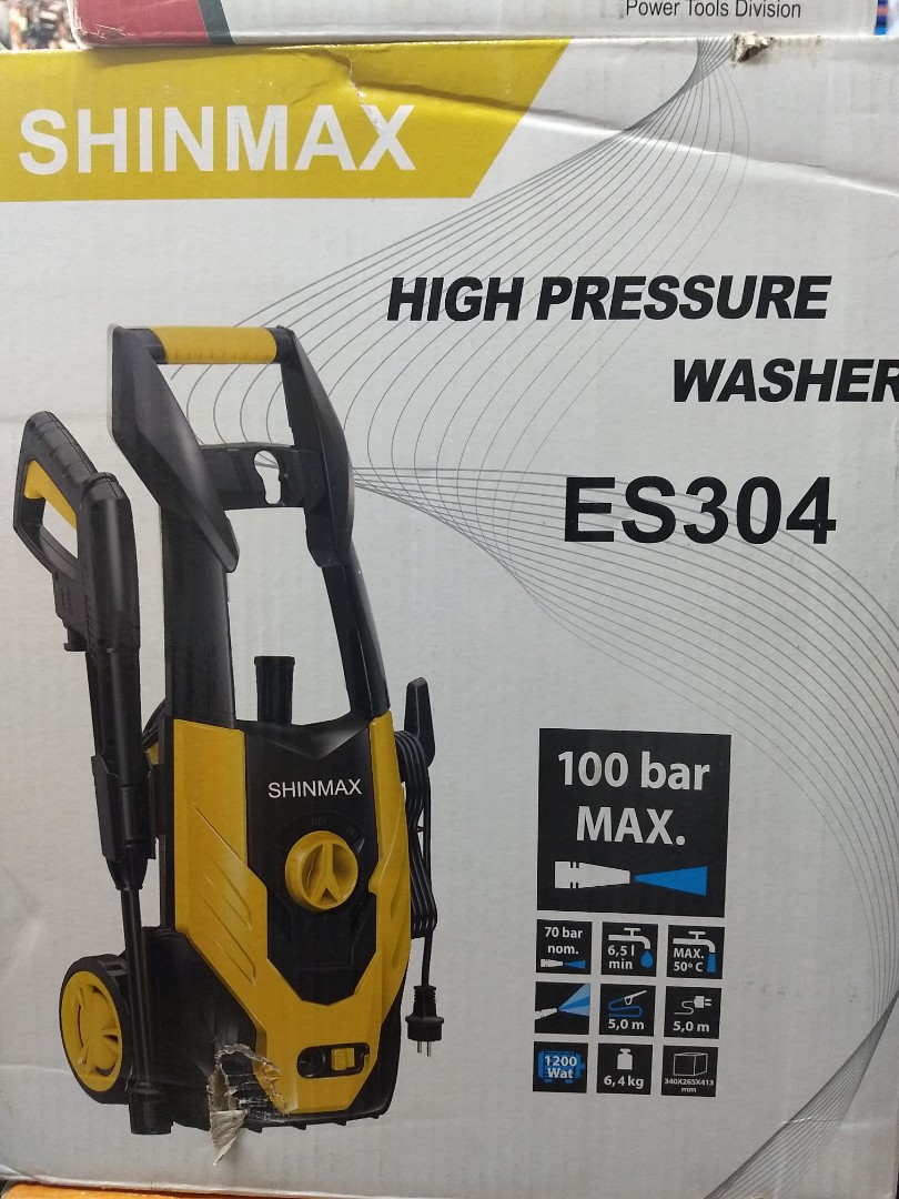Shinmax pressure washer, Furniture & Home Living, Cleaning & Homecare ...