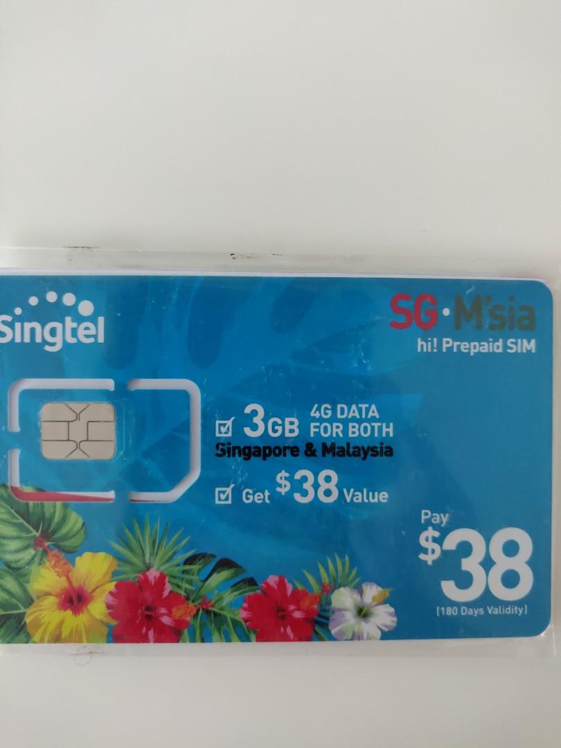 Singtel pre-paid sim card, Mobile Phones & Gadgets, Mobile & Gadget ...