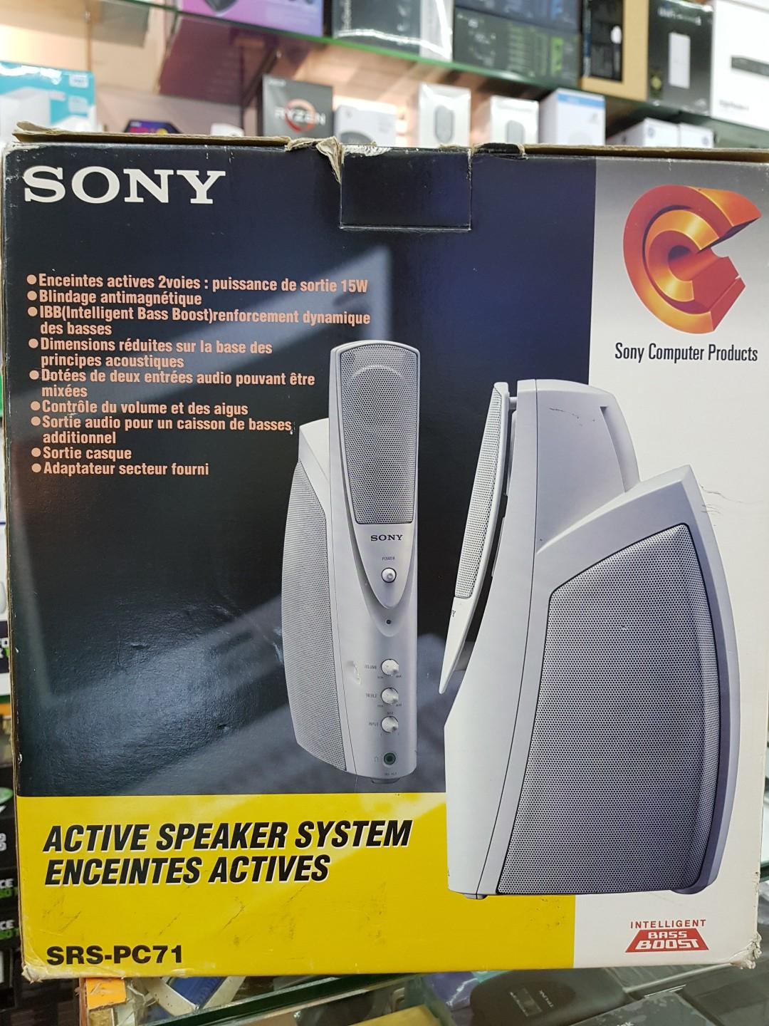Sony SRS-PC71 Active Stereo Speaker, Audio, Headphones & Headsets on ...