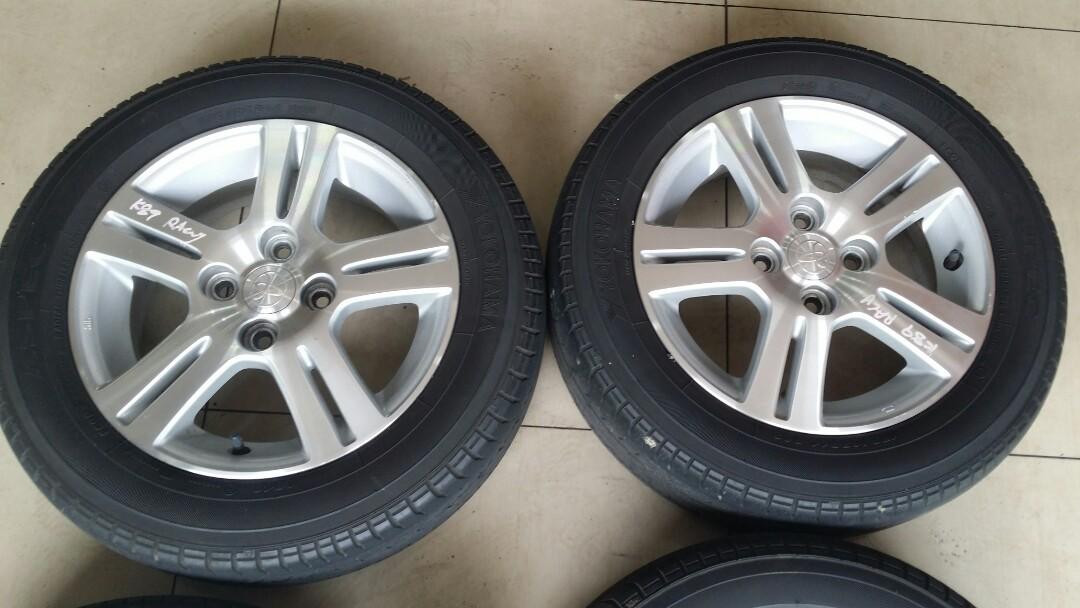 Sport rim toyota passo racy saiz 14, Auto Accessories on Carousell