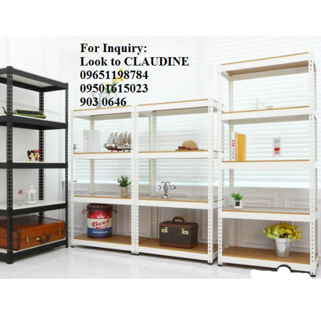 Steel Rack - Shelving Type Open Cabinet Display Rack, Furniture & Home ...
