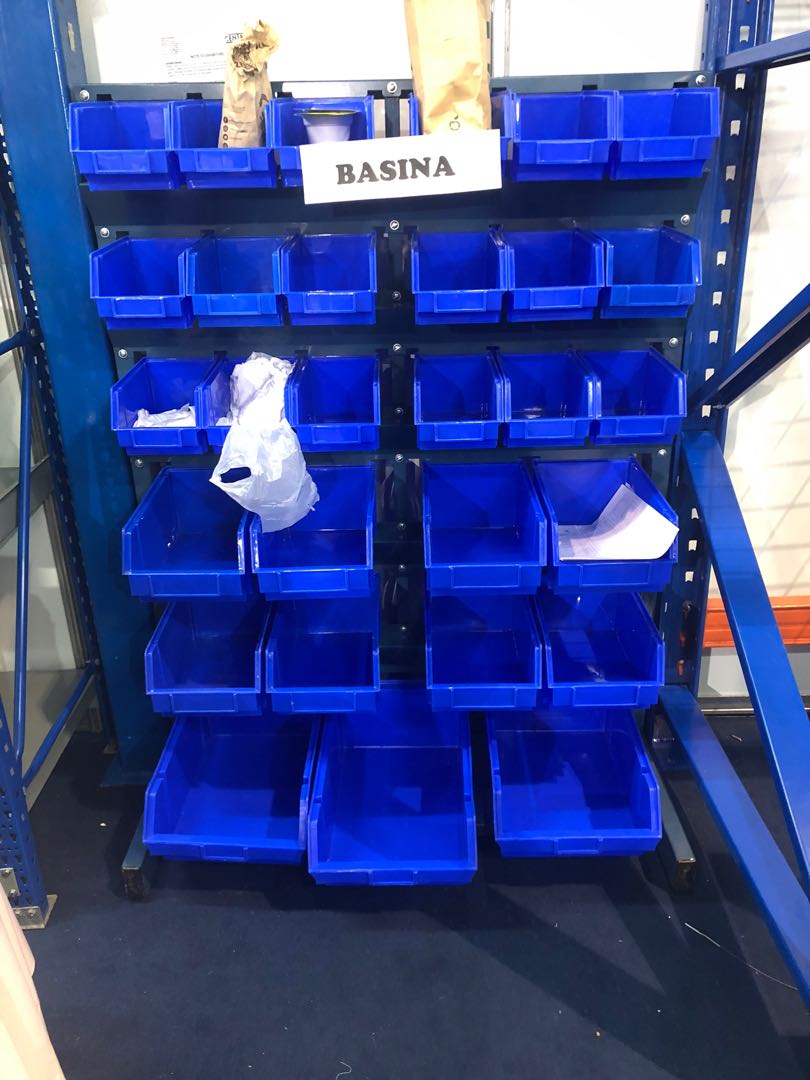 Storage bin box rack, Furniture & Home Living, Home Improvement ...