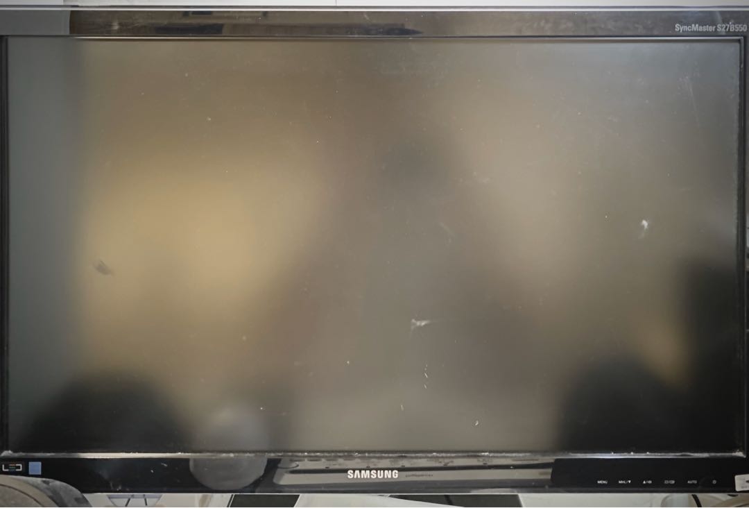 Used Samsung 27” LCD monitor SynMaster S27B550, 電腦＆科技, 電腦周邊及配件, 電子屏幕 ...