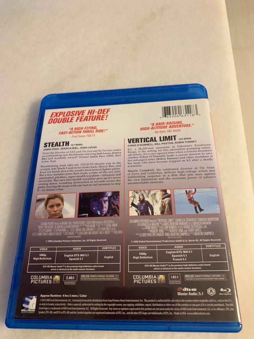 2 Movies Double Feature Blu Ray Collection, Hobbies & Toys, Music ...