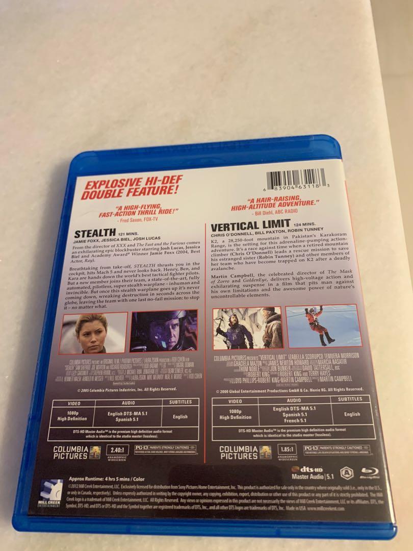 2 Movies Double Feature Blu Ray Collection, Hobbies & Toys, Music ...