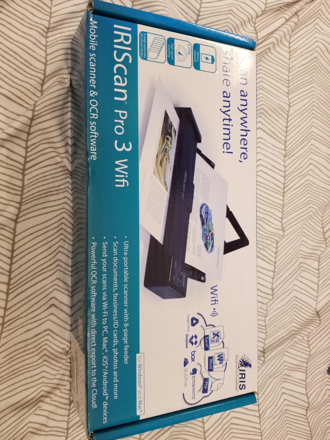 全新 IRIScan pro 3 wifi 掃描器, 電腦＆科技, 打印機及影印機 - Carousell