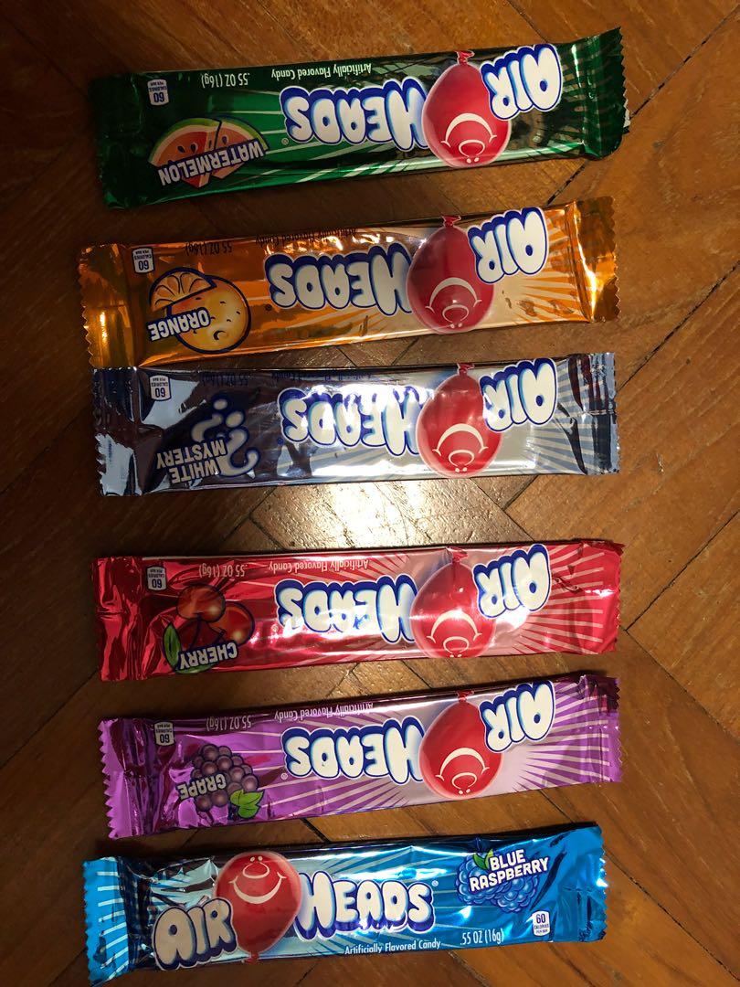 Airheads candy bar, Food & Drinks, Packaged & Instant Food on Carousell