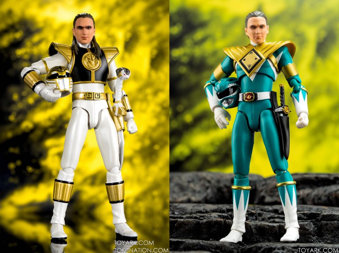 Power rangers White & Green Ranger Bandai SHF Figuarts not Hot Toys ...