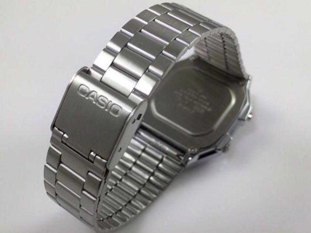 Casio A178 Vintage Silver Illuminator Watch A178Wa-1ADF Brand New, Men's Fashion, Watches ...