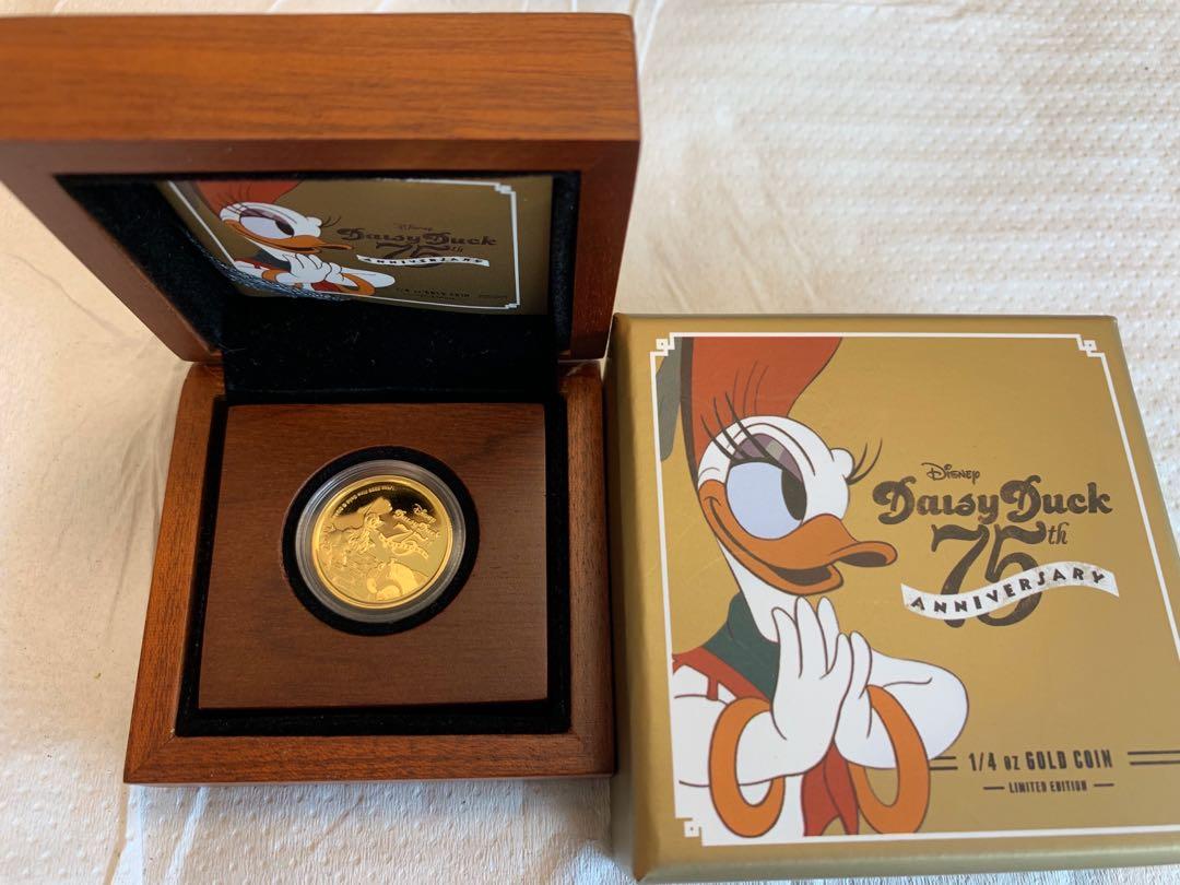 Disney 1/4 Oz Gold Coin - Daisy Duck, Hobbies & Toys, Memorabilia ...