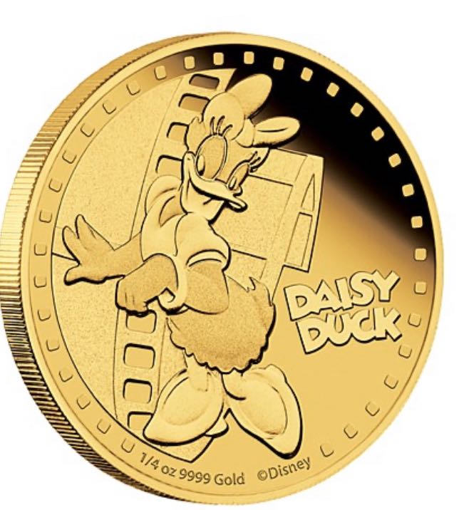 Disney 1/4 Oz Gold Coin - Daisy Duck, Hobbies & Toys, Memorabilia ...