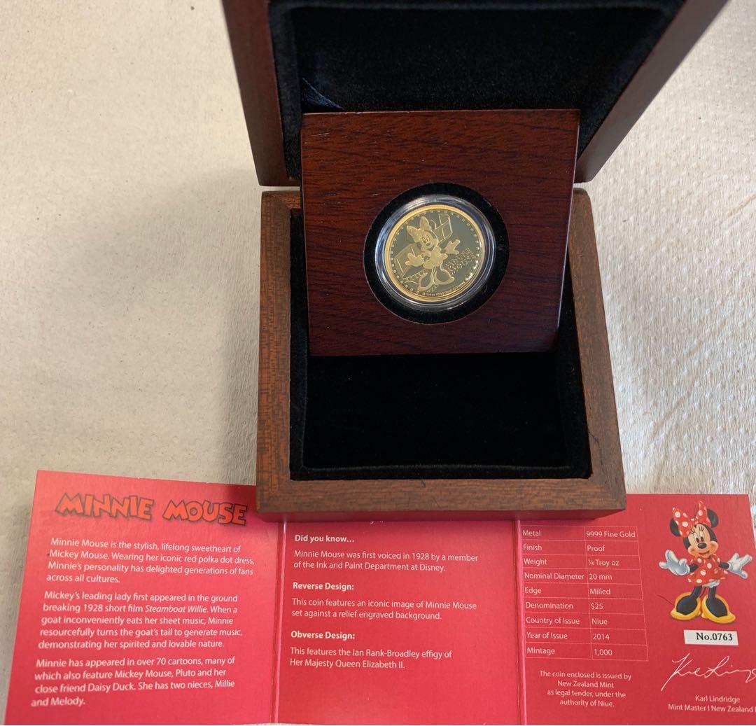 Disney Limited edition 1/4 Oz Gold Coin Set - Mickey & Friends, Hobbies ...