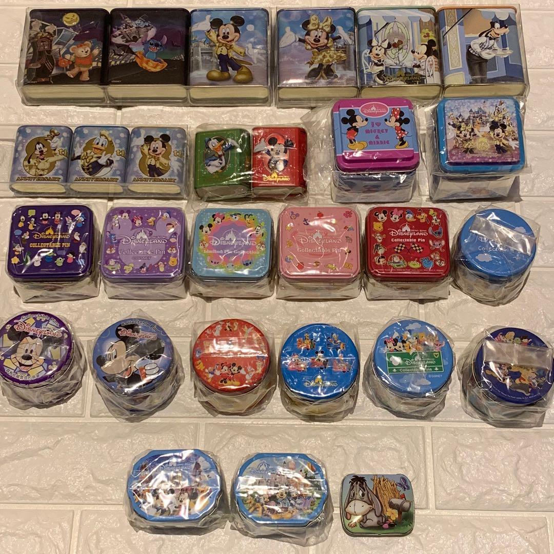 Disneyland Disney store metal tin containers Mickey Minnie Mouse ...