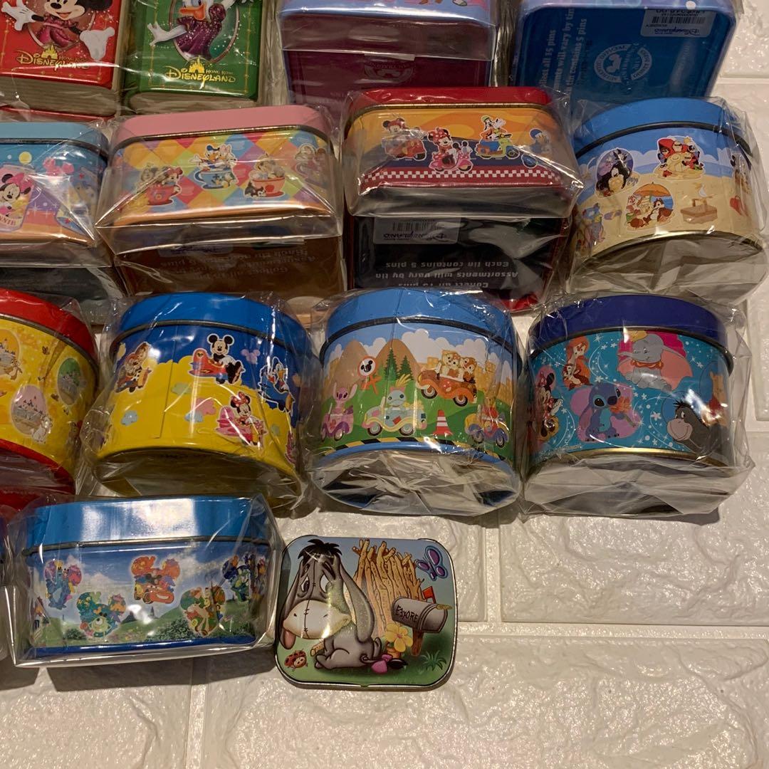 Disneyland Disney store metal tin containers Mickey Minnie Mouse ...