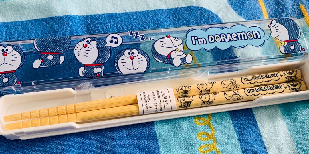Doraemon chopsticks, Home Appliances, Kitchenware on Carousell