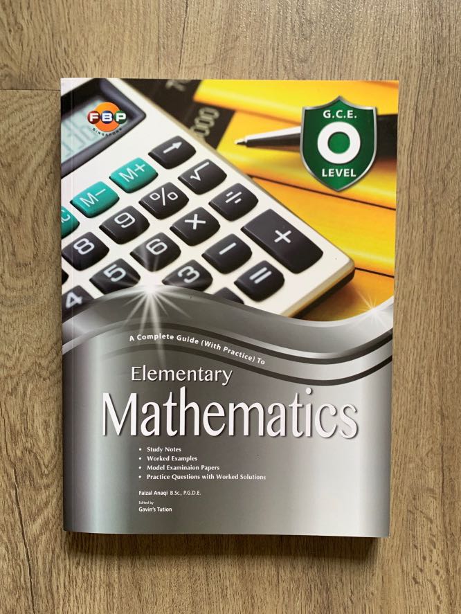 GCSE O Level Elementary Mathematics (E Math) Assessment Book, Hobbies ...