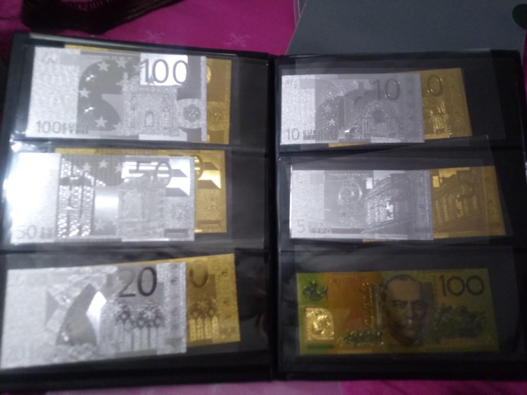 Gold foil notes, Everything Else on Carousell
