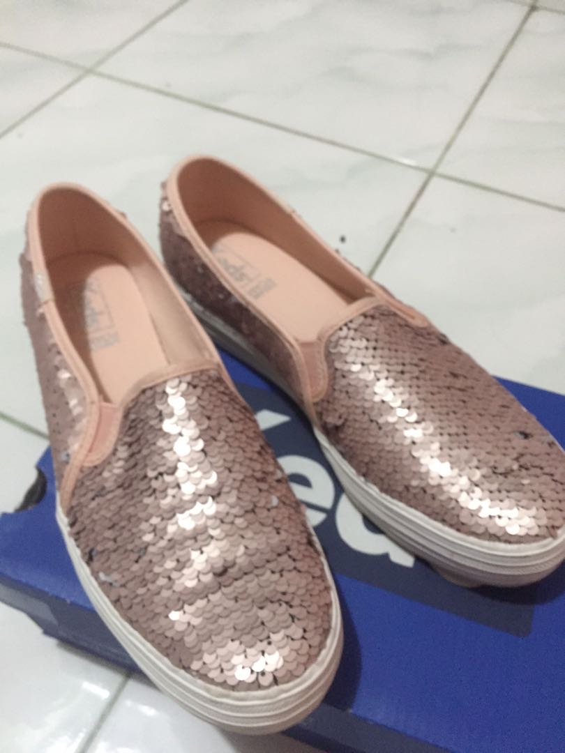 Keds triple decker in sequin pink, Women's Fashion, Footwear, Sneakers ...