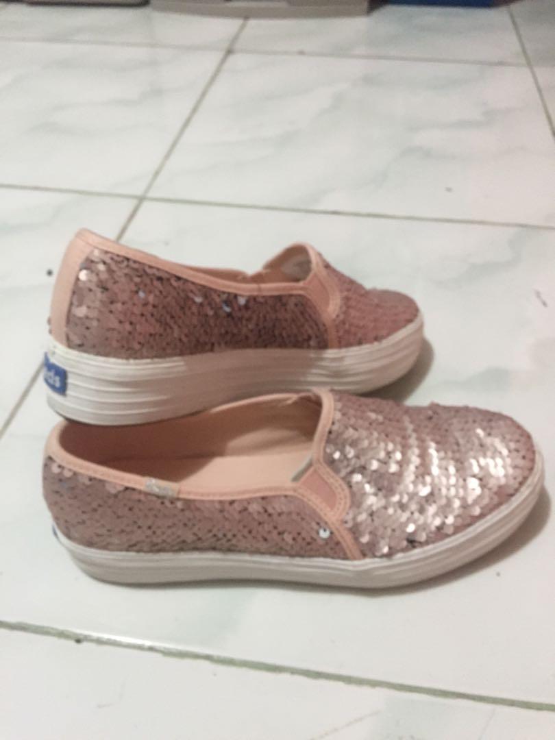 Keds triple decker in sequin pink, Women's Fashion, Footwear, Sneakers ...