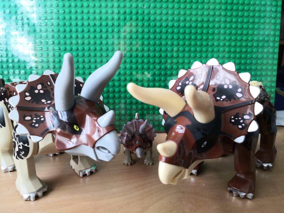 Lego [Compatible] dinosaur triceratops, Hobbies & Toys, Toys & Games on ...