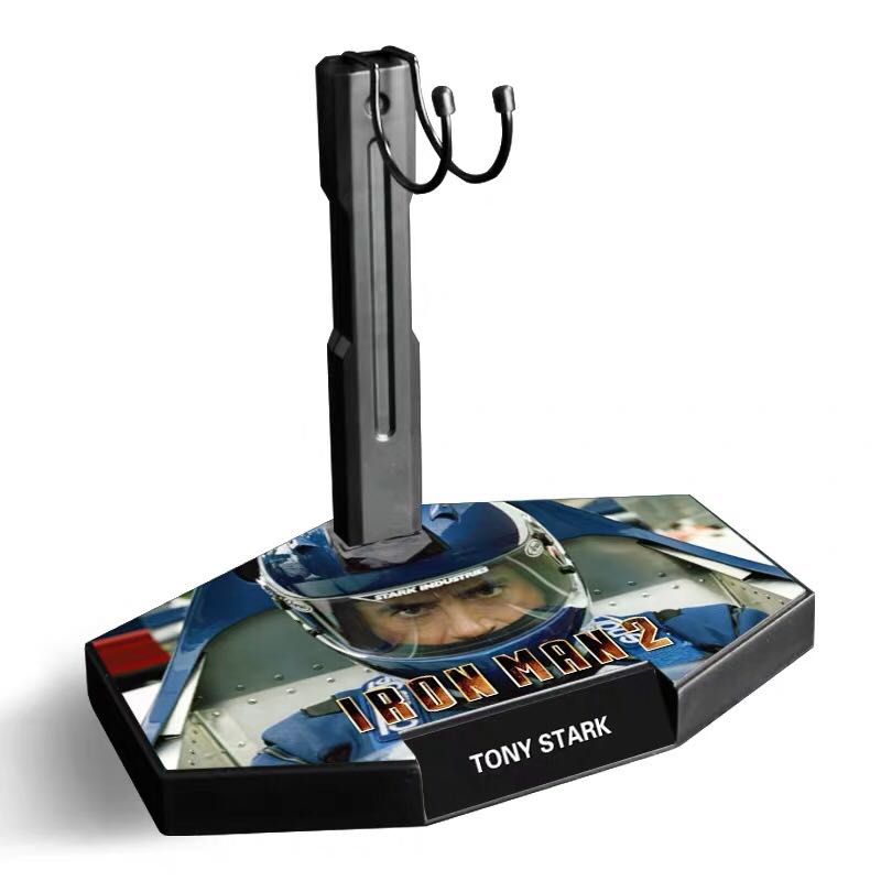 MARVEL AVENGERS 3RD PARTY IRONMAN TONY STARK RACING SUIT FIGURE STAND ...