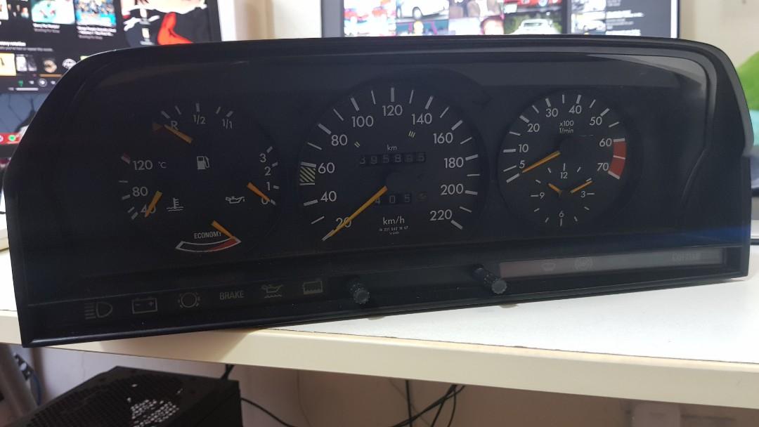 Mercedes 190e w201 speedometer, Auto Accessories on Carousell