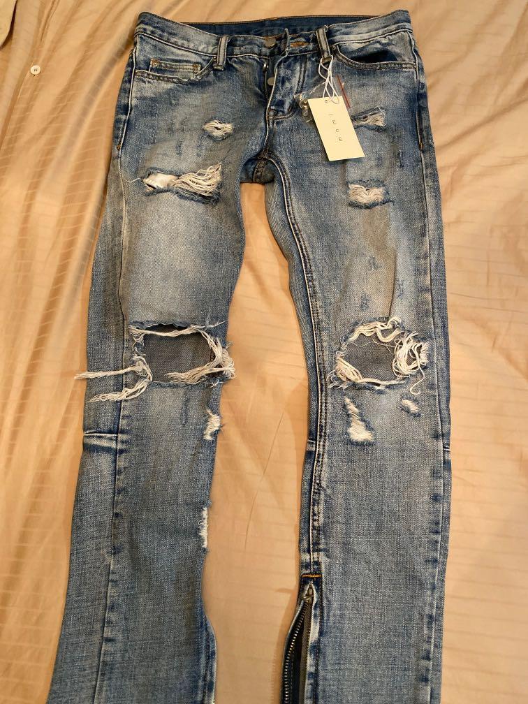 MNML M1 Denim Jeans, Men's Fashion, Bottoms, Jeans on Carousell