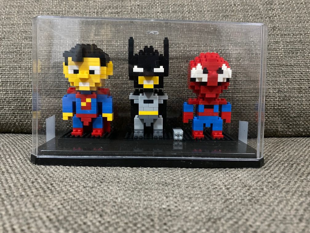 Nanoblock - Superman/Batman/Spiderman, Hobbies & Toys, Toys & Games on ...