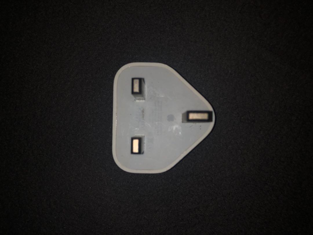 Original apple iphone USB 3pin wall plug, Mobile Phones & Gadgets ...