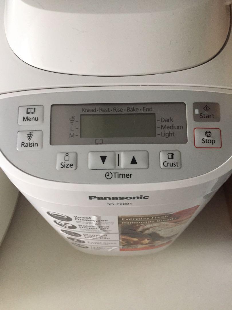 Panasonic Bread Maker, TV & Home Appliances, Kitchen Appliances, Ovens ...