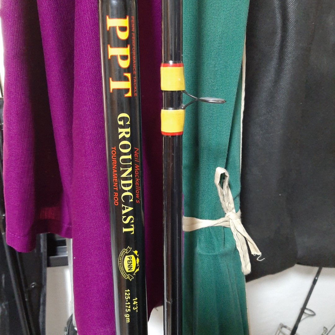 Penn PPT GroundCast 14'3" multiplier surf rod, Sports Equipment ...